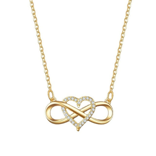 Collier Symbole Infini Pendentif Femme Coeur – Artistika