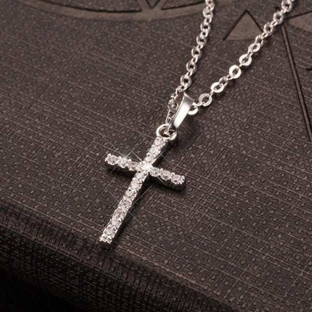 Collier avec Croix Pendentif Chrétien Homme Femme Jésus - Artistika