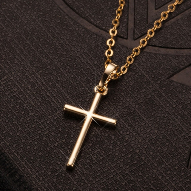 Collier avec Croix Pendentif Chrétien Homme Femme Jésus – Artistika
